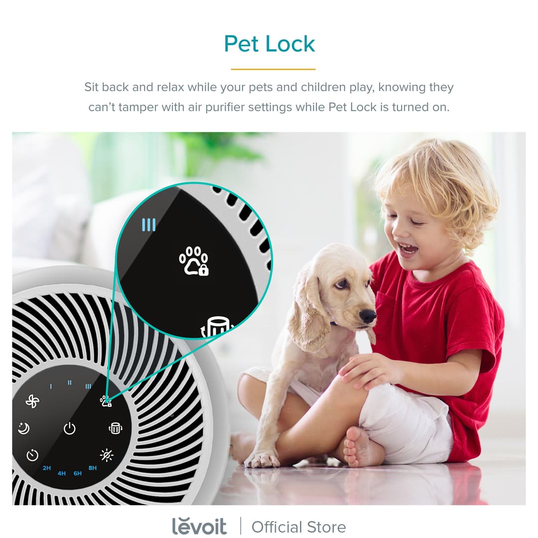 Levoit Core P350 Pet Care Air Purifier Effective Area 40 m² H13 True ...