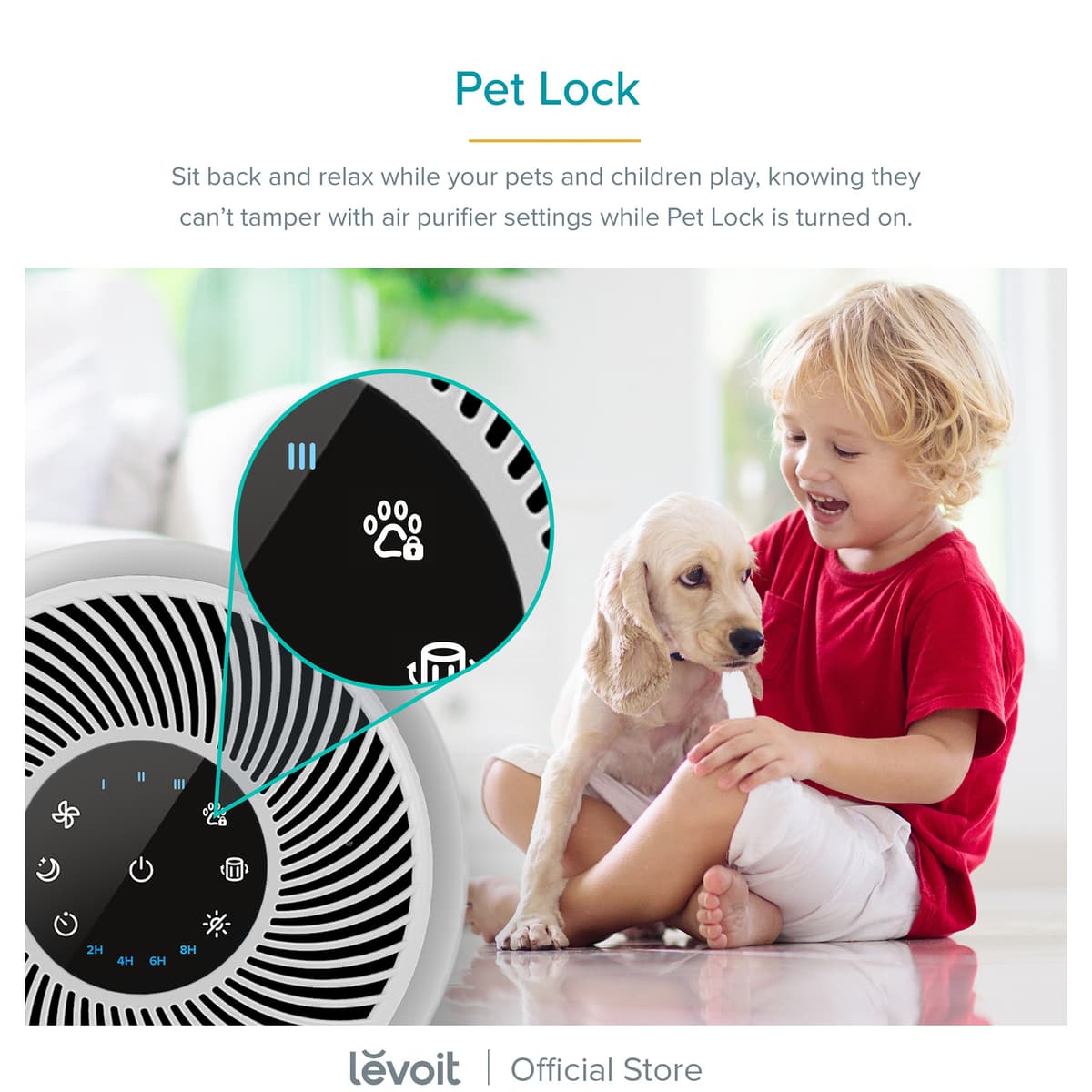 Levoit Core P350 Pet Care Air Purifier Effective Area 40 m² H13 True ...