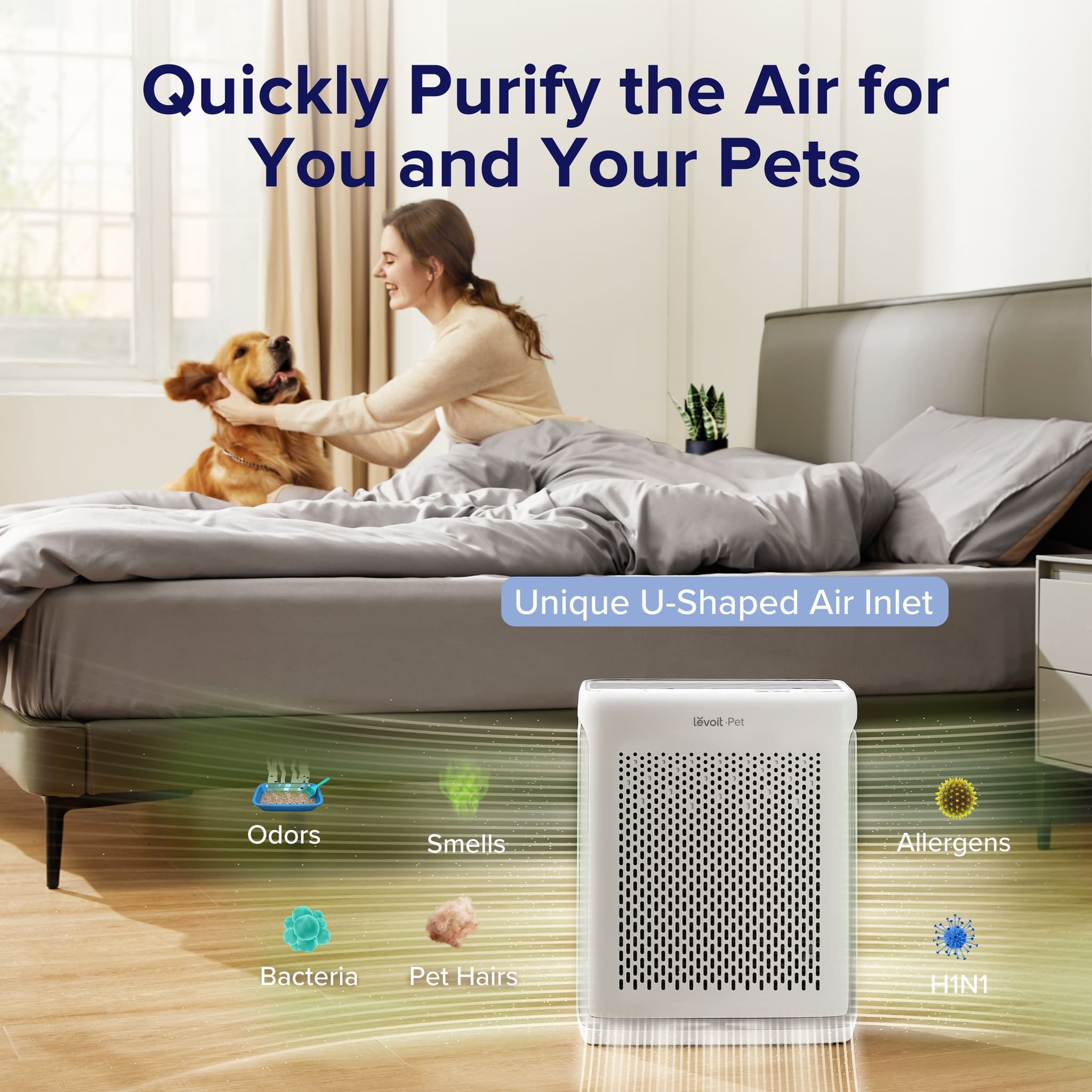 Levoit Air Purifier Vital 100s Smart